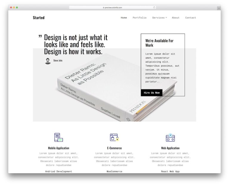 20 Best Simple & Minimal Website Templates For 2026