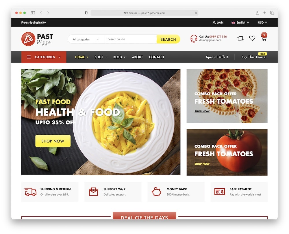 14 (Fatty) Fast Food WordPress Themes 2022 - ULTIDA