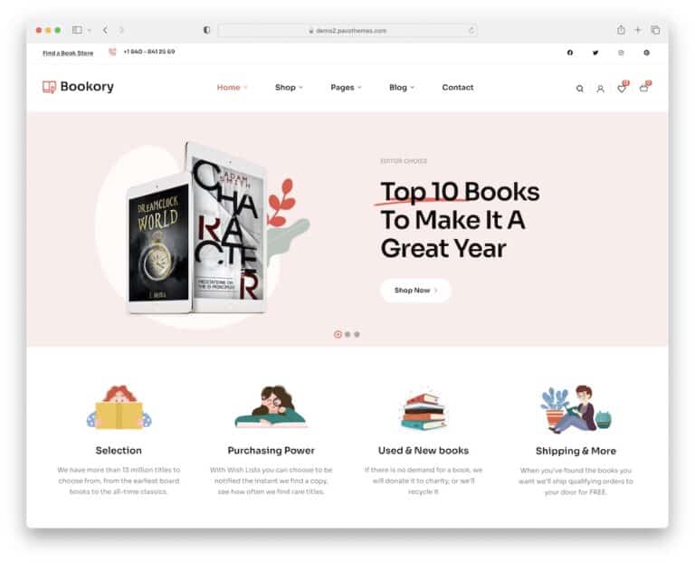 7 Best Library WordPress Themes Readers Will Love (2026)