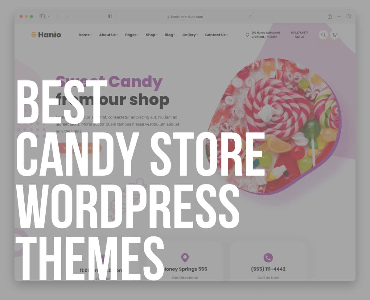 Build a Sweet Site With These 8 Candy Store WP Themes (2026)