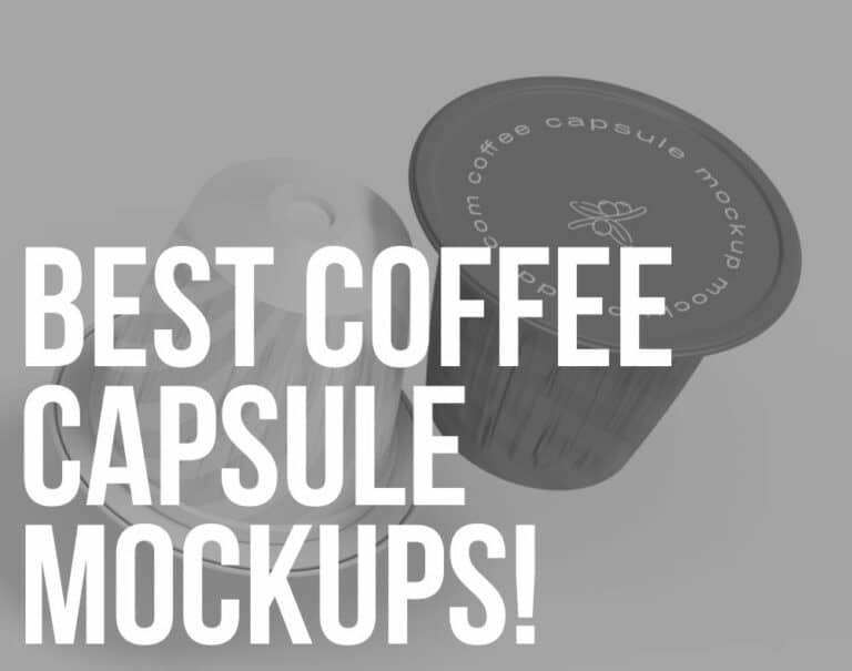 Designing Pods? My 12 Best Coffee Capsule Mockups (2026)