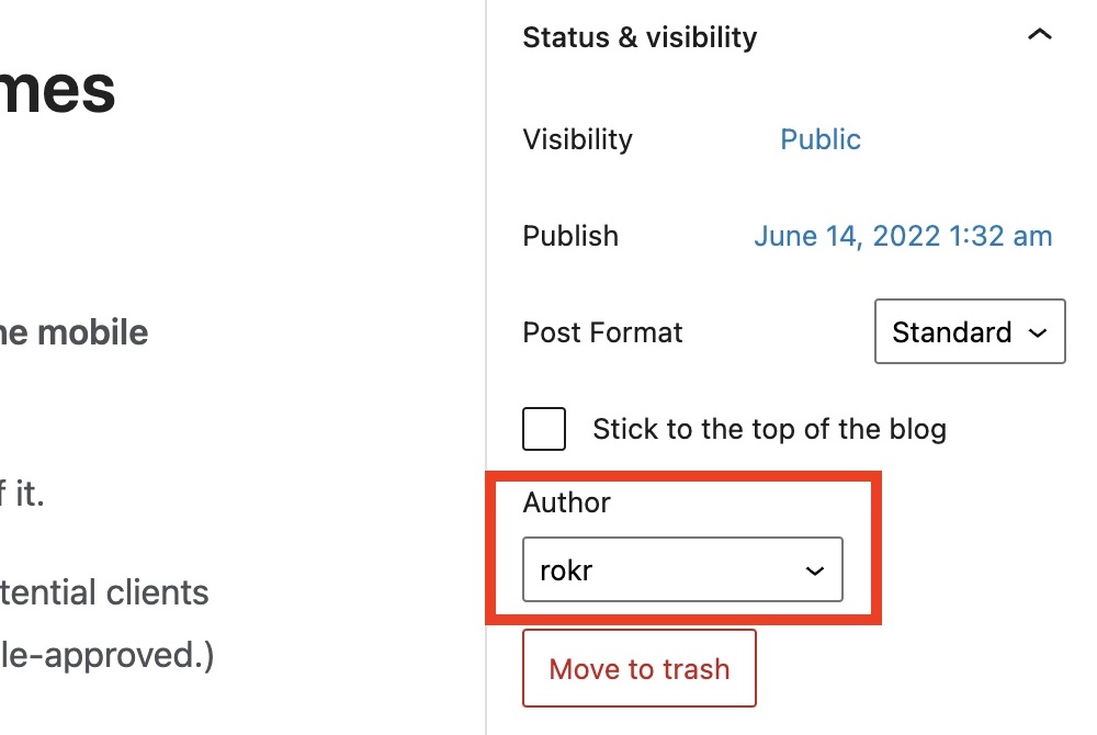 How To Change Post Author In WordPress ULTIDA