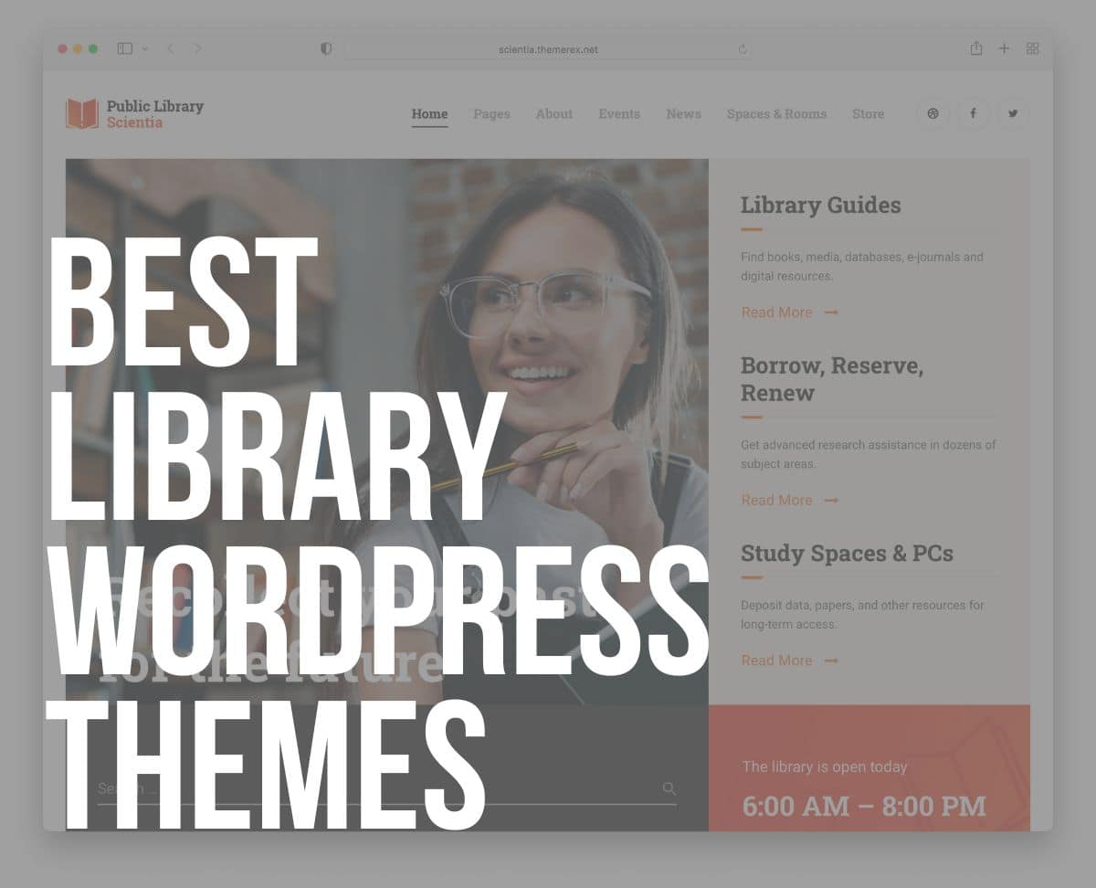 7 Best Library WordPress Themes Readers Will Love (2026)