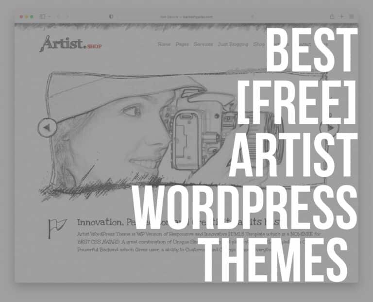 12 Best WP Themes For Artists - Inspire Creativity (2026)